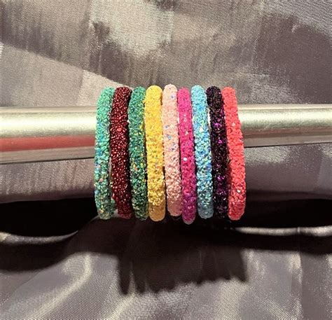 Glitter Hoop Earrings Sequin Hoops Statement Earrings Etsy