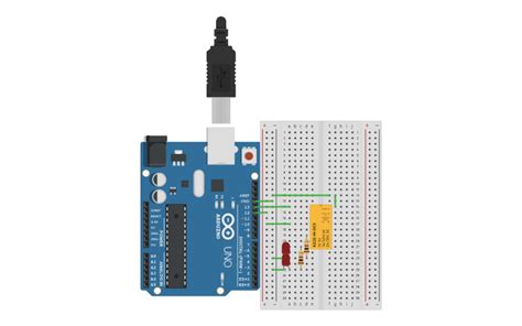 Circuit Design Simple Relay Tinkercad