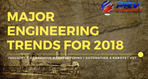Major Engineering Trends For 2018 Prv Engineering