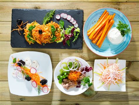 Collection Of Carrot Meals Stock Image Image Of Glazed 334252461