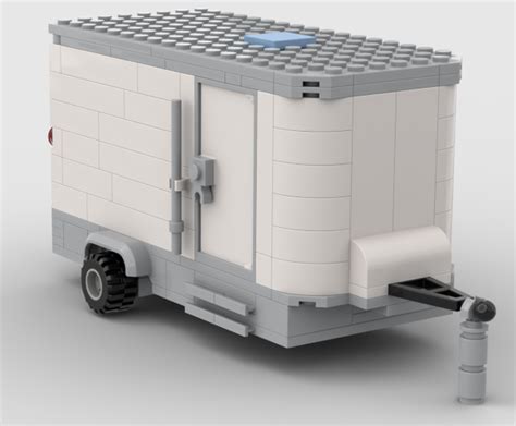 Lego Moc Upgraded Work Trailer By Smedison Rebrickable Build With Lego