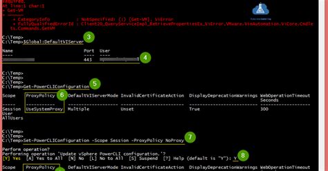 vmware powercli the remote server returned an error 407 proxy