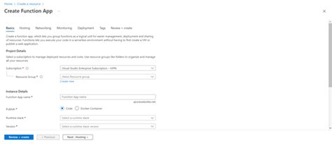 How To Create Microsoft Azure Function App Using Azure Cloud Portal