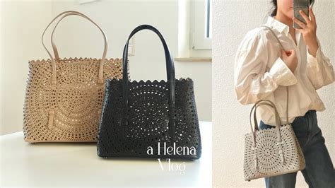 알라이아 Alaïa 백 언박싱 미나 25 32 사이즈 비교 왓츠인마이백 그리고 집밥일기 겸 독일 튀빙엔 일상 덧붙임