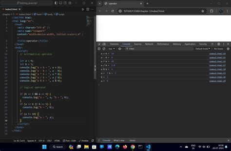 Adarsh Chaubey On Linkedin Day 2 Javascript Learning Js Operator And