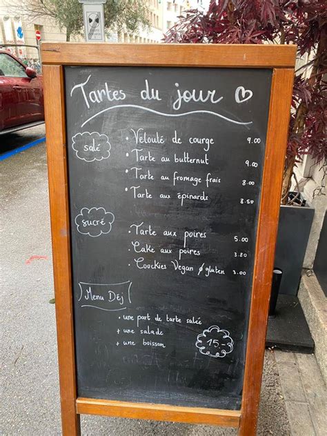 Menu At Colette Geneva