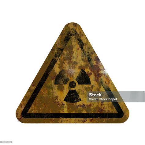 녹슨 그런지 삼각형 방사선 경고 기호 백색 배경에 격리 방사성 주의 아이콘 발암 폐기물 기호 3d 렌더링 0명에 대한 스톡 사진 및 기타 이미지 Istock