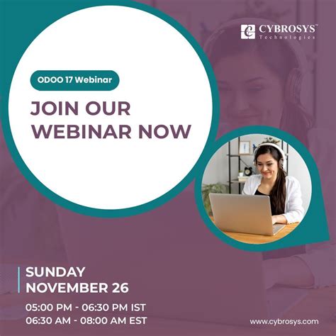 Cybrosys Technologies Pvt Ltd On Linkedin Odoowebinar Odoo17