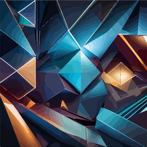 Premium Vector Vector Abstract Geometric Seamless Pattern