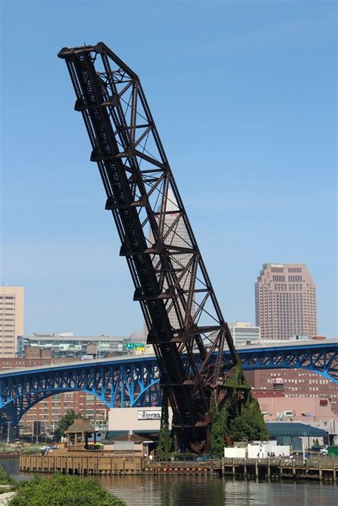 The Jack Knife Bridges Of Cleveland Ohio A City With A Population Of