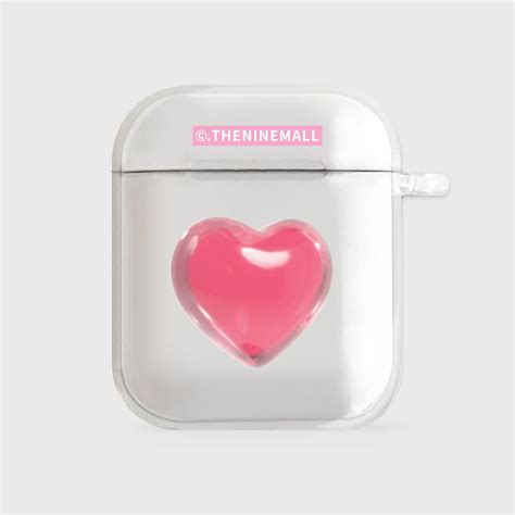 클리어 하트 패턴 Clear 에어팟케이스 시리즈 감도 깊은 취향 셀렉트샵 29cm