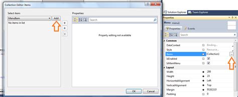 Dimensi TutupBotol Menu Control In C WPF Basic