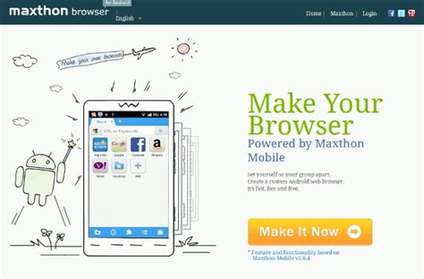 how to create your own mobile browser without any coding skill [android]