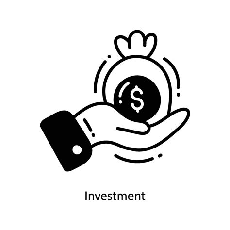 Investment Doodle Icon Design Illustration Startup Symbol On White Background Eps 10 File