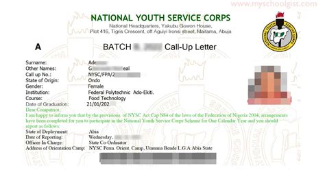 How To Print NYSC Call Up Letter For Batch B Stream II HerTips