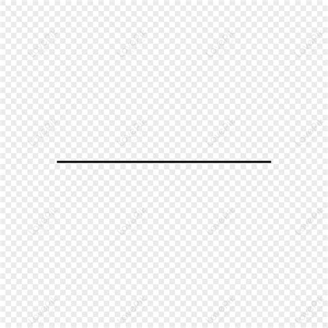 검은 단순하고 비례적인 얇은 선수평선단순한선분 Png 일러스트 무료 다운로드 Lovepik