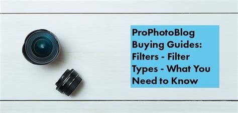 Filter Buying Guide Filter Types What You Need To Know