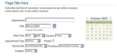 BLAF Guidelines Date Picker