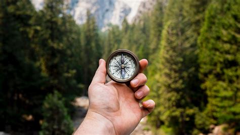 Download Wallpaper 1920x1080 Compass Hand Direction Full Hd Hdtv