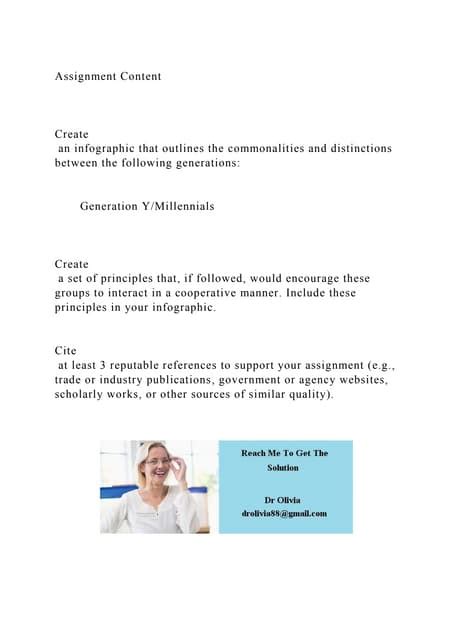 Assignment Contentcreate An Infographic That Outlines The Docx