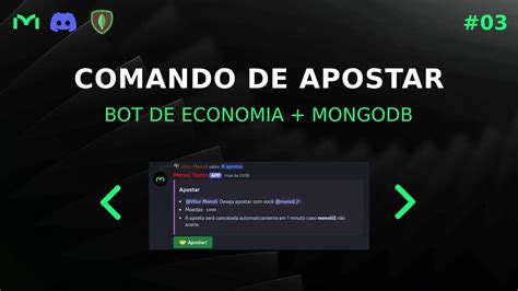 Comando De Apostar Bot Discord Economia Com Mongodb 3 Youtube