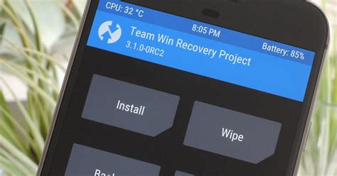 how to install a custom recovery on android