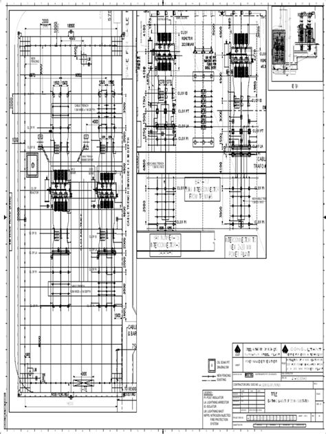 33 Kv Outdoor Switch Yard For Earthing Layout 1 Rabi Sheet 1of2 Pdf