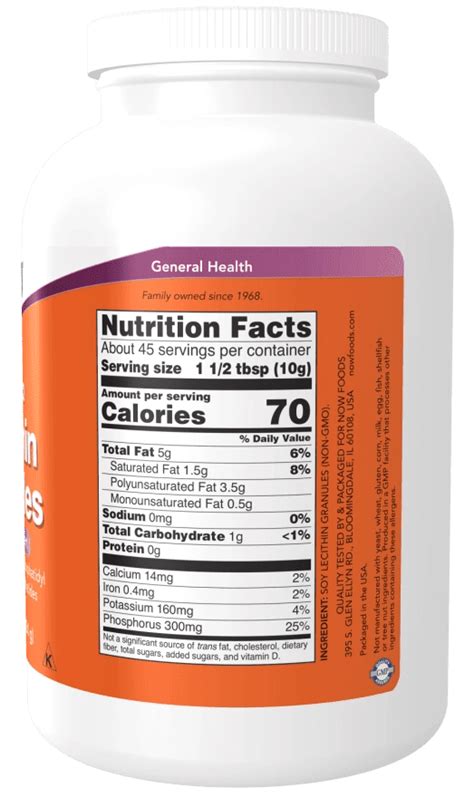 Lecithin Granules Total Health Center Maryland