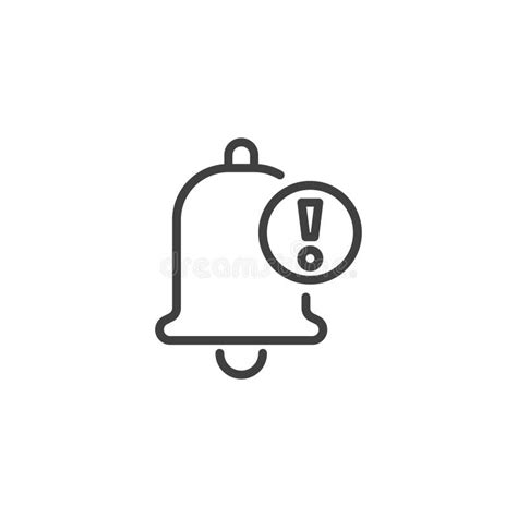 Critical Alert Line Icon Stock Illustration Illustration Of Symbol