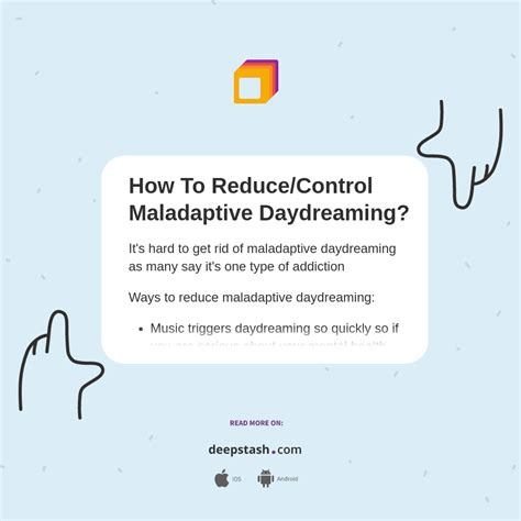 How To Reduce Control Maladaptive Daydreaming Deepstash