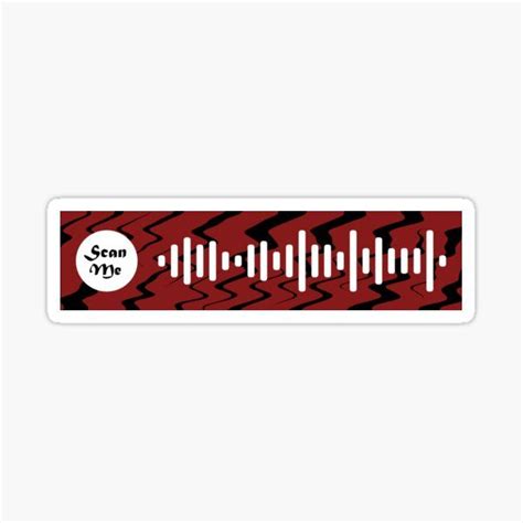 Spotify Scan Stickers For Sale Spotify Black Parade