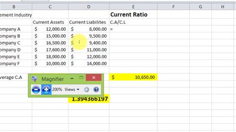 How To Calculate Liquidity Ratio In Excel At Dustin Herzog Blog