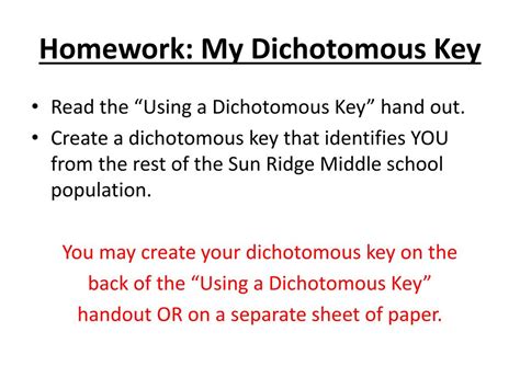 Ppt Dichotomous Keys Powerpoint Presentation Free Download Id2741166