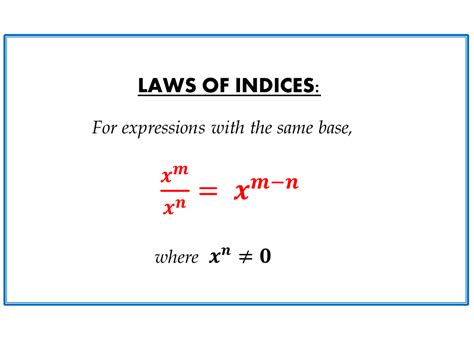 Laws Of Indices Igcse At Mathematics Realm