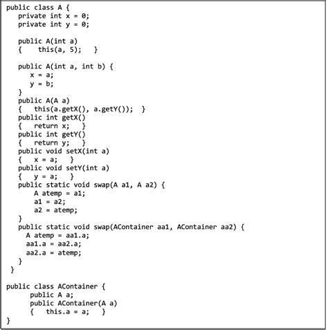 solved public class a { private int x 0 private int y