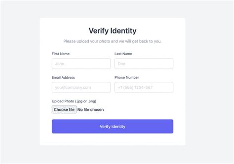 Contact Form Templates And Examples Web3forms