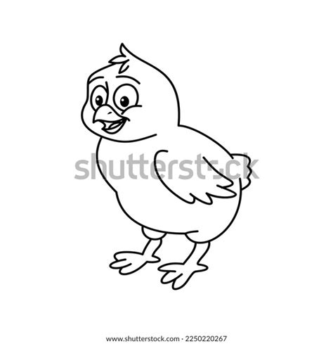 Chick Vector Illustration Cartoon Yellow Chick Stock Vector Royalty Free 2250220267 Shutterstock