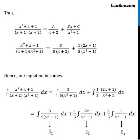 Example 16 Find Integral X2 X 1 Dx X 2 X2 1