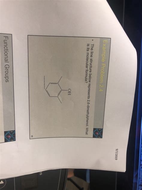 Solved 972019 Example Problem 24 The Line Structure Below