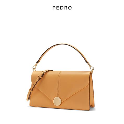 Pedro复古信封包女包金属圆扣手提单肩包斜挎包pw2 75210103虎窝淘