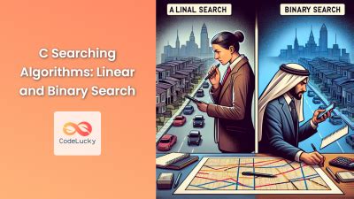 C Searching Algorithms Linear And Binary Search CodeLucky