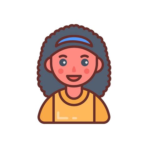 Nigerian Girl Icon In Vector Logotype 40388059 Vector Art At Vecteezy