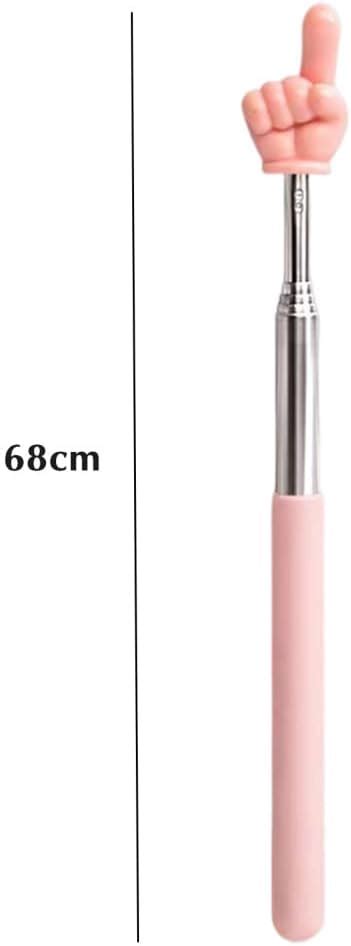 portable telescopic teachers pointer pen mini extendable hand pointer finger colorful design