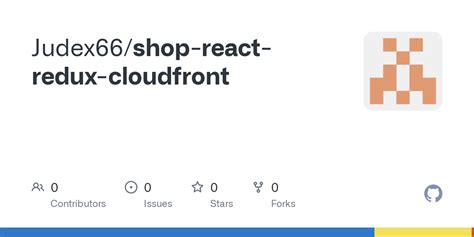 github judex66 shop react redux cloudfront