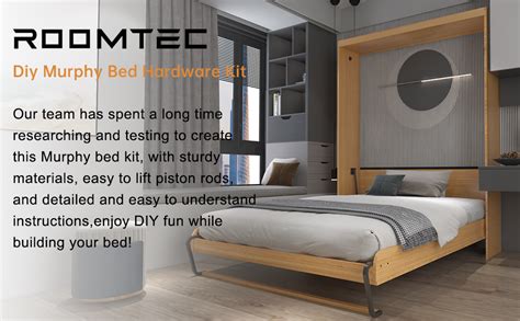 Roomtec Queen Vertical Murphy Bed Hardware Kit Instruction Manual