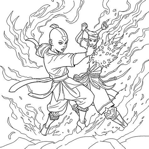 Best Avatar Coloring Pages Free Printable Pdf