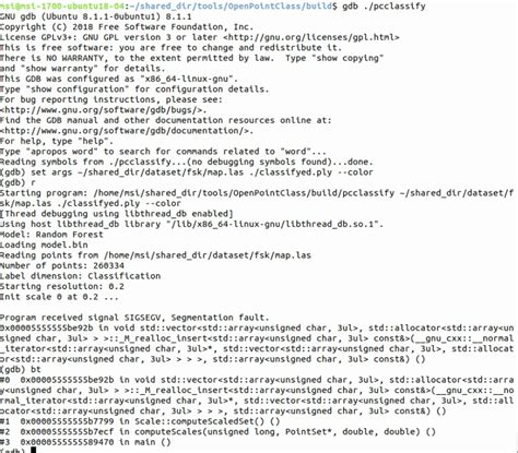 Segment Fault · Issue 8 · Uav4geoopenpointclass · Github