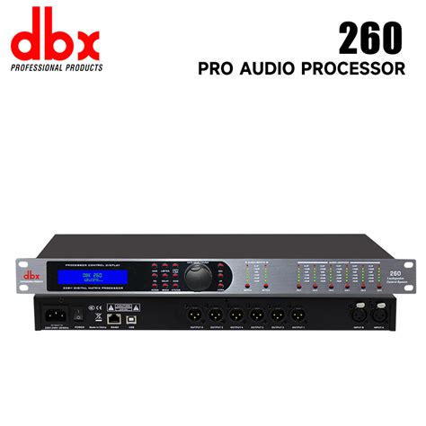 Dbx Driverack 480260360 Professional 4 Input And 8 Output