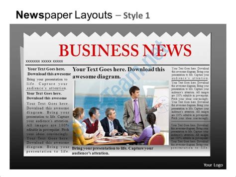 PowerPoint Newspaper Template 23 Free PPT PPTX POTX Documents Download