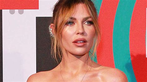 Abbey Clancy Poses Topless In Statement 70s Flares And Wow Hello